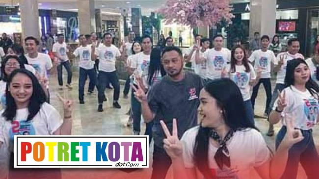 Gen Z PSI Jatim Flash Mob Goyang Gemoy di Surabaya